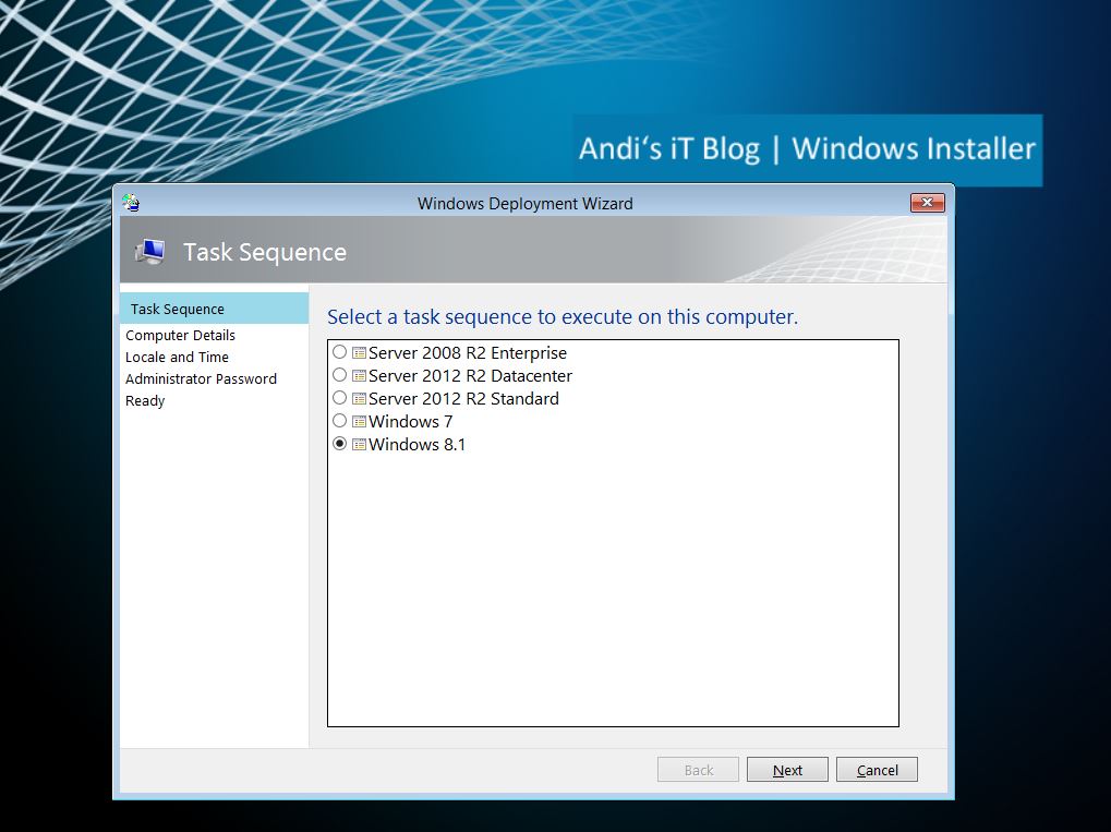 Multi-Windows-Installation-Stick mit Microsoft Deployment Toolkit
